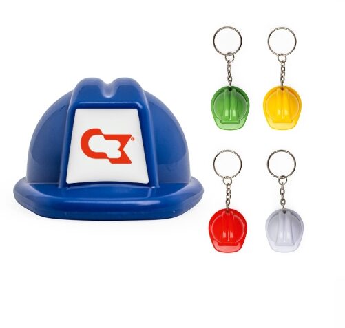 CB3019 - Chaveiro Capacete EPI Plástico - Casta Brindes